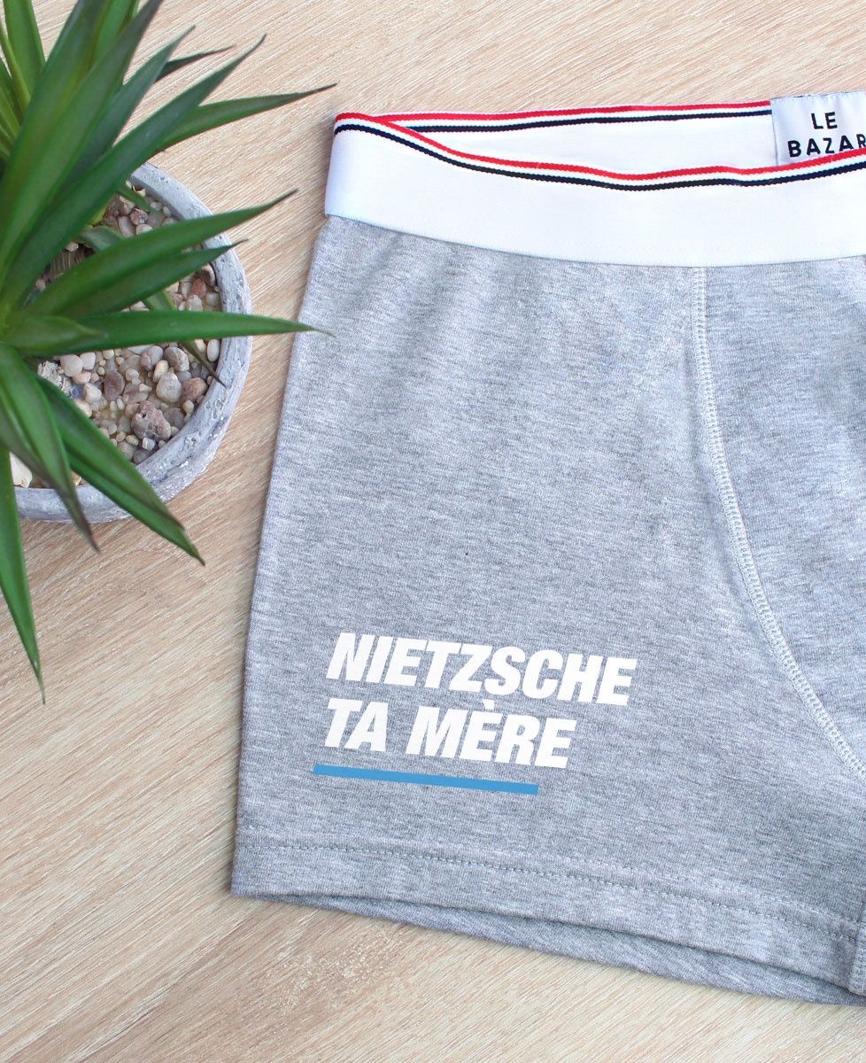Boxer Nietzche | Fists & Lettres | Mode Homme