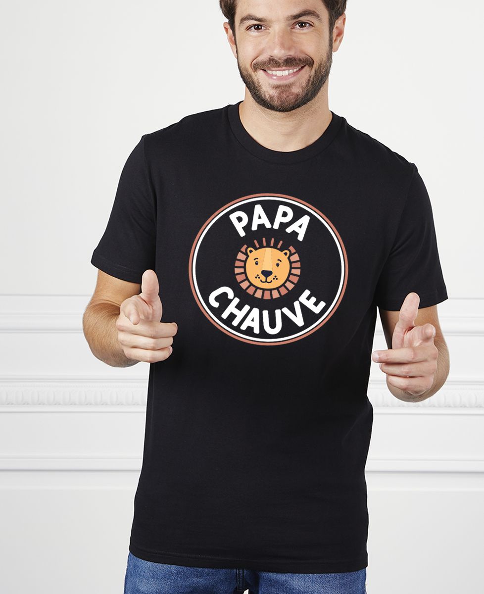 T-shirt Papa chauve | Monsieur TSHIRT