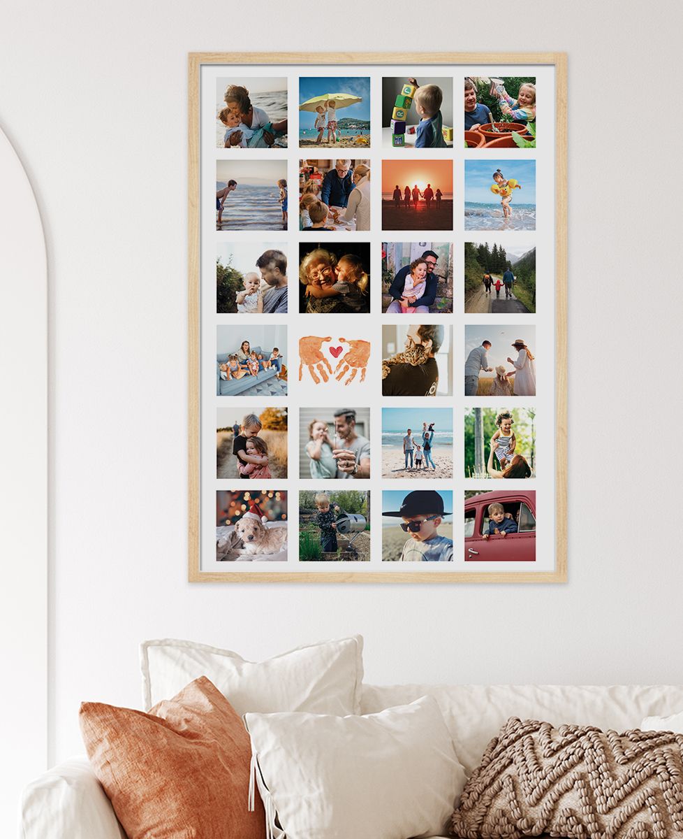 Affiche 24 photos personnalisable | Monsieur TSHIRT
