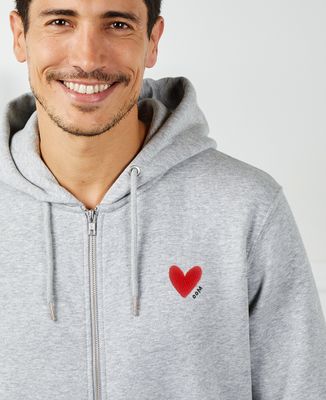 Groot hart oom (geborduurd)