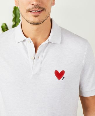 Groot hart oom (geborduurd)