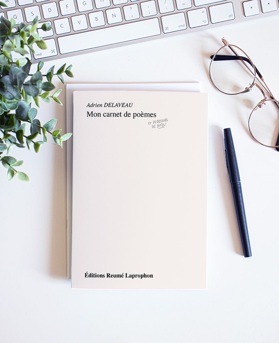 Carnet Mon carnet de poèmes | Monsieur TSHIRT