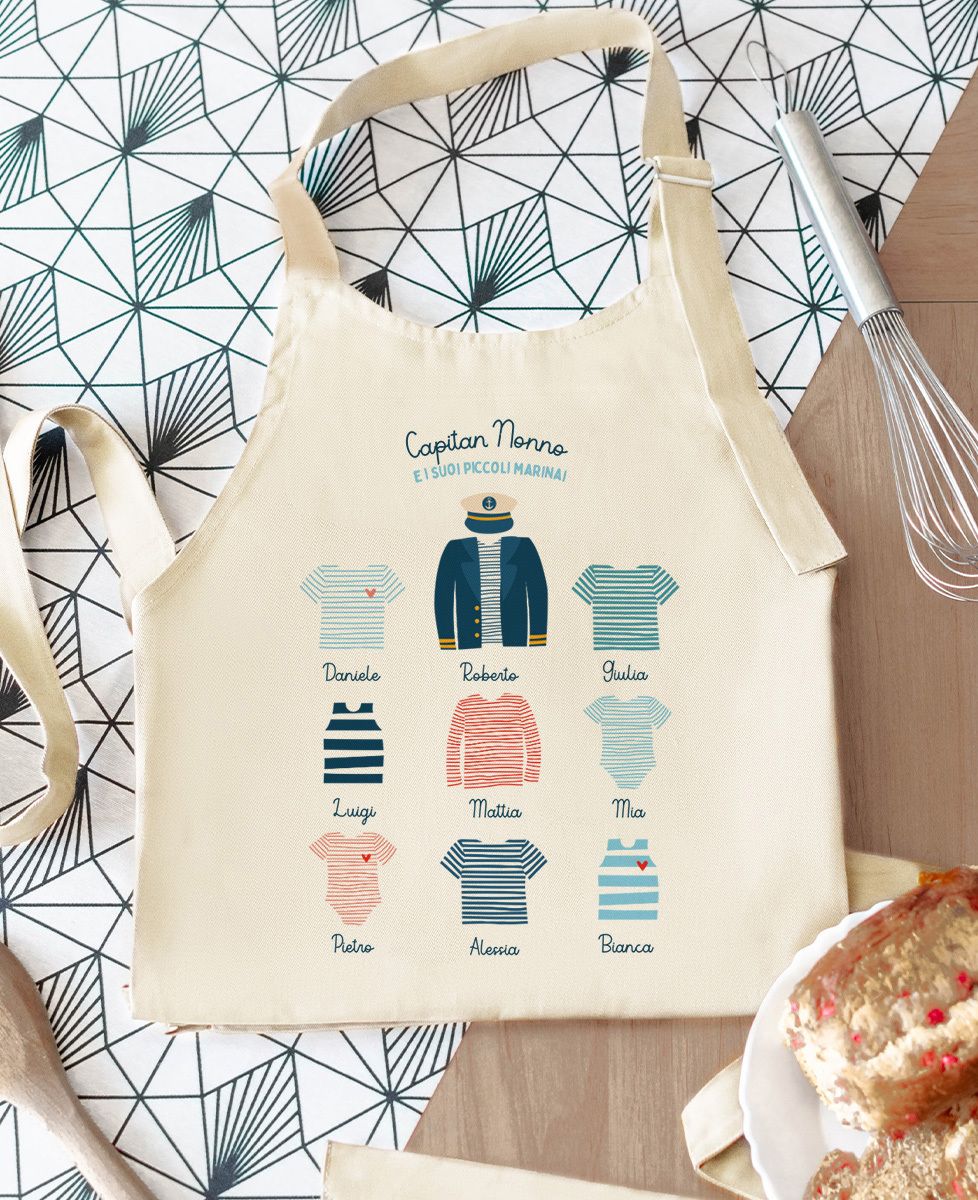 Capitaine Papy et ses petits moussaillons schort | Monsieur TSHIRT