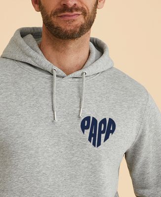 Papa dans un coeur en velours