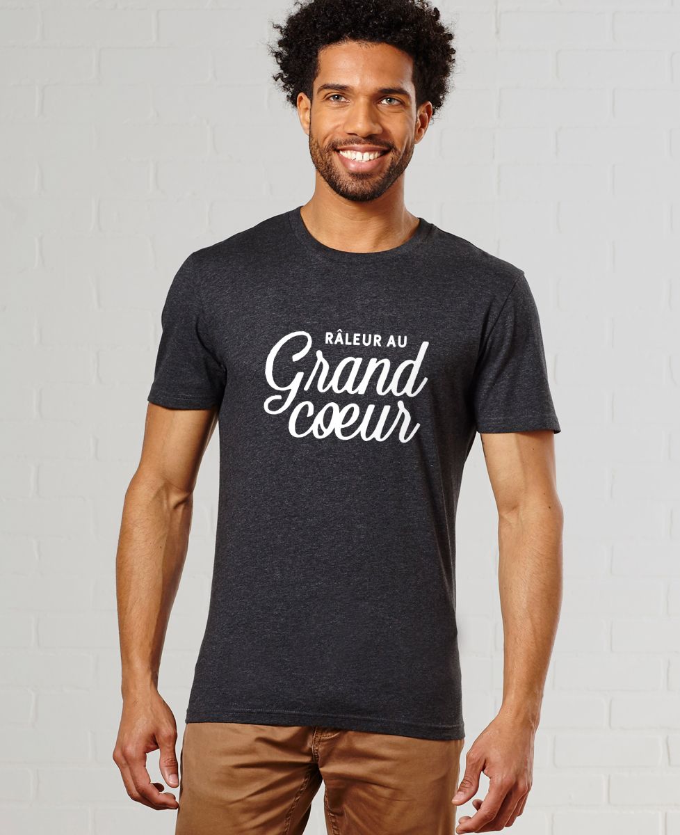 T-shirt Homme Râleur au grand coeur | Monsieur TSHIRT