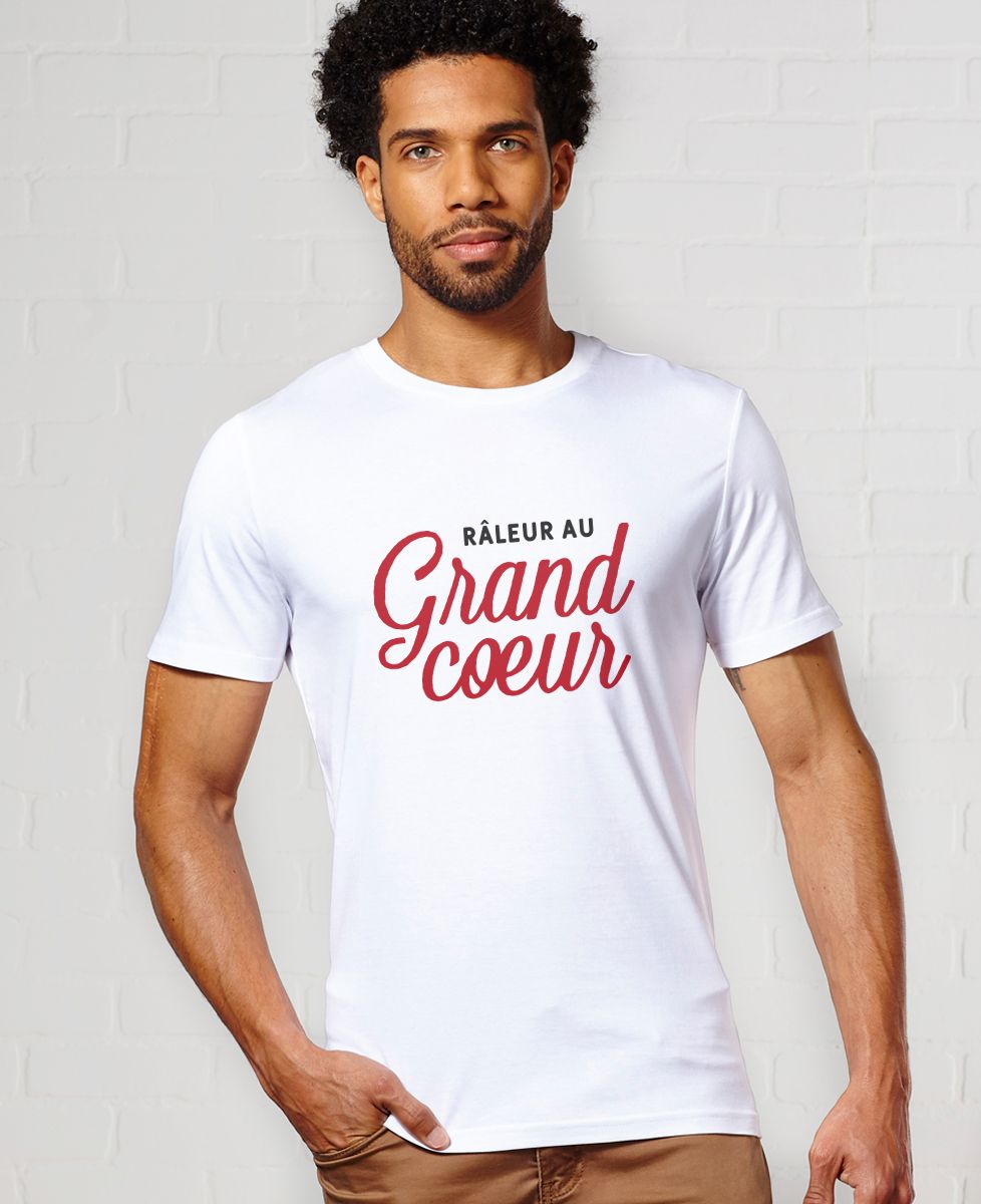 T-shirt Homme Râleur au grand coeur | Monsieur TSHIRT