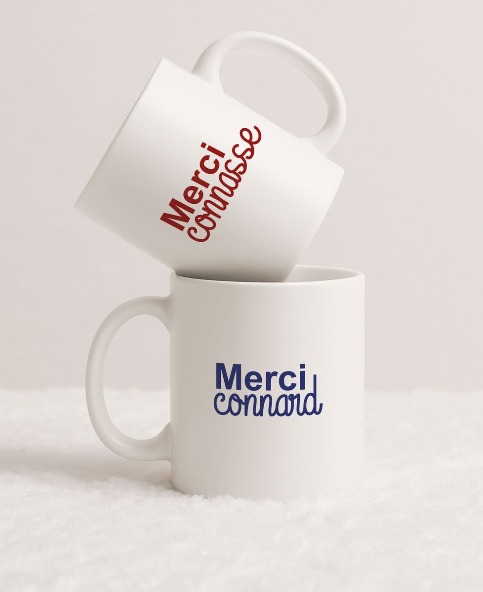 Mug Merci connard | Monsieur TSHIRT