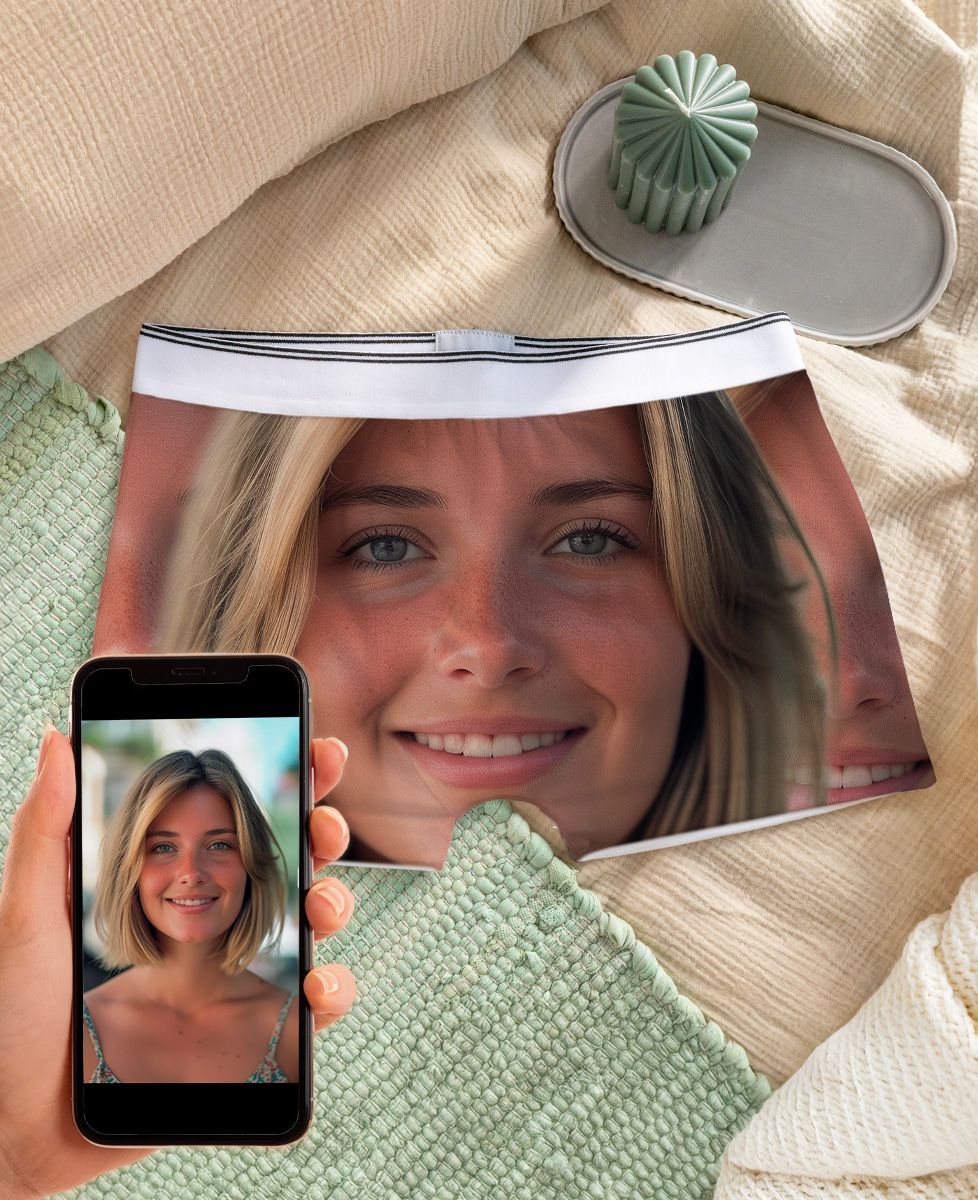 Boxer Photo Visage Géant Personnalisé | Monsieur Tshirt