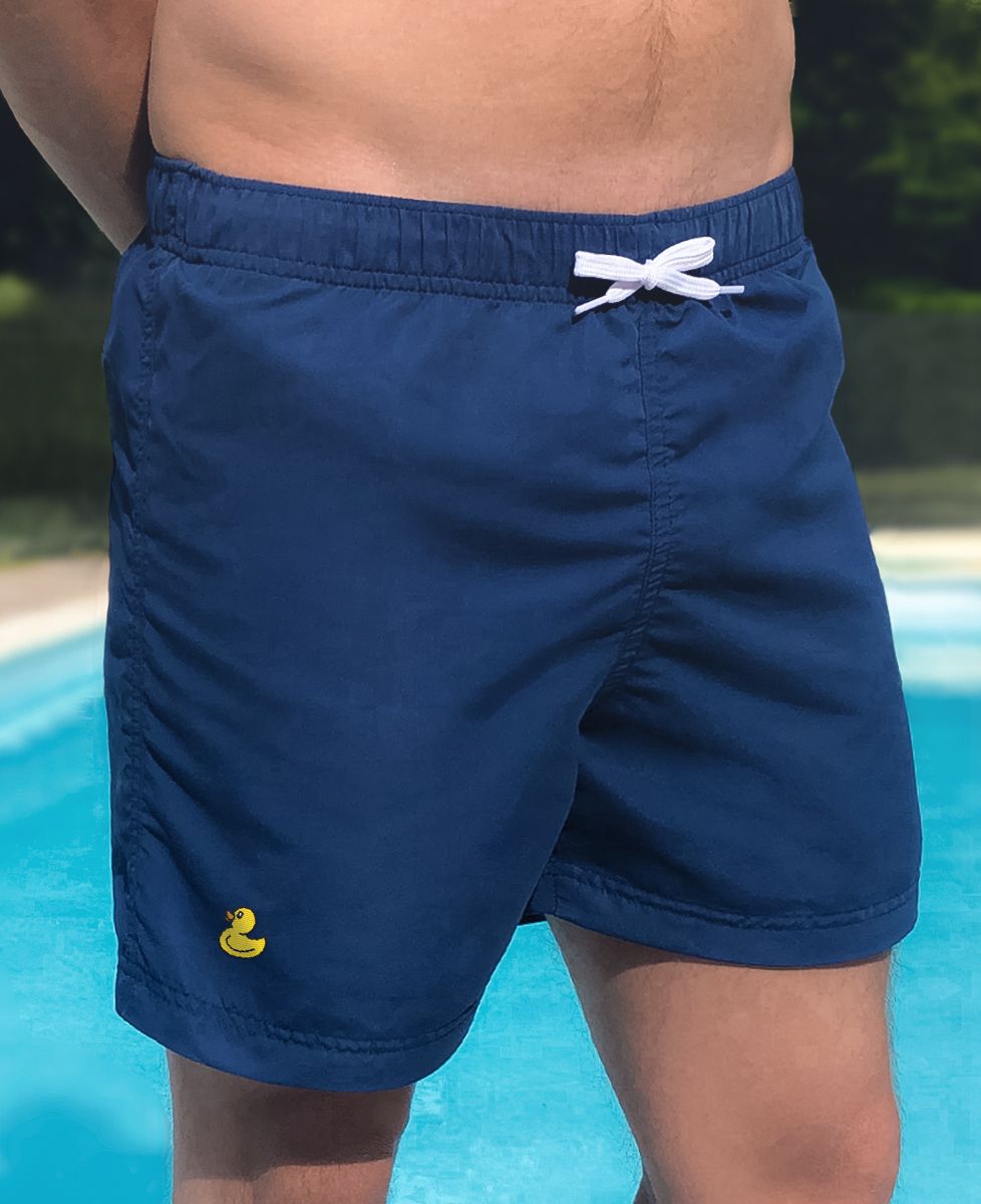 Zwemshort - Gele eend (geborduurd) | Monsieur TSHIRT