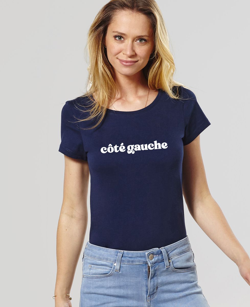 T-shirt femme Côté gauche I Madame TSHIRT
